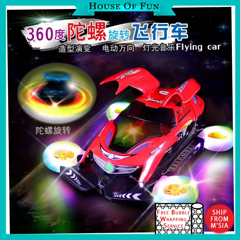 Musical Roadster Model Electric Flying Sports Car Toy Concept racing ...