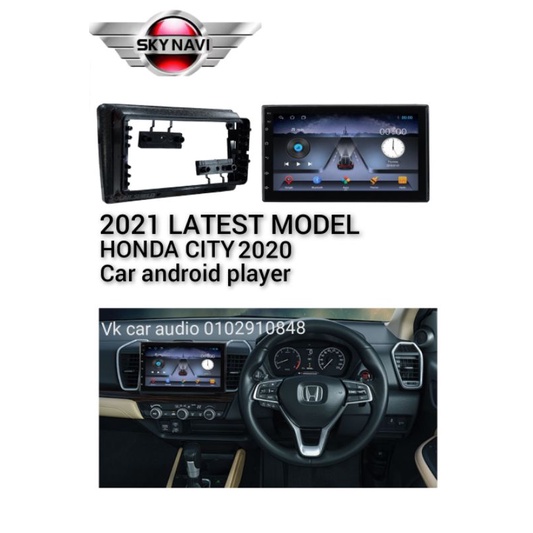 HONDA CITY 2020-2021 SKY NAVI HIGH SPEC CAR ANDROID PLAYER | Shopee ...