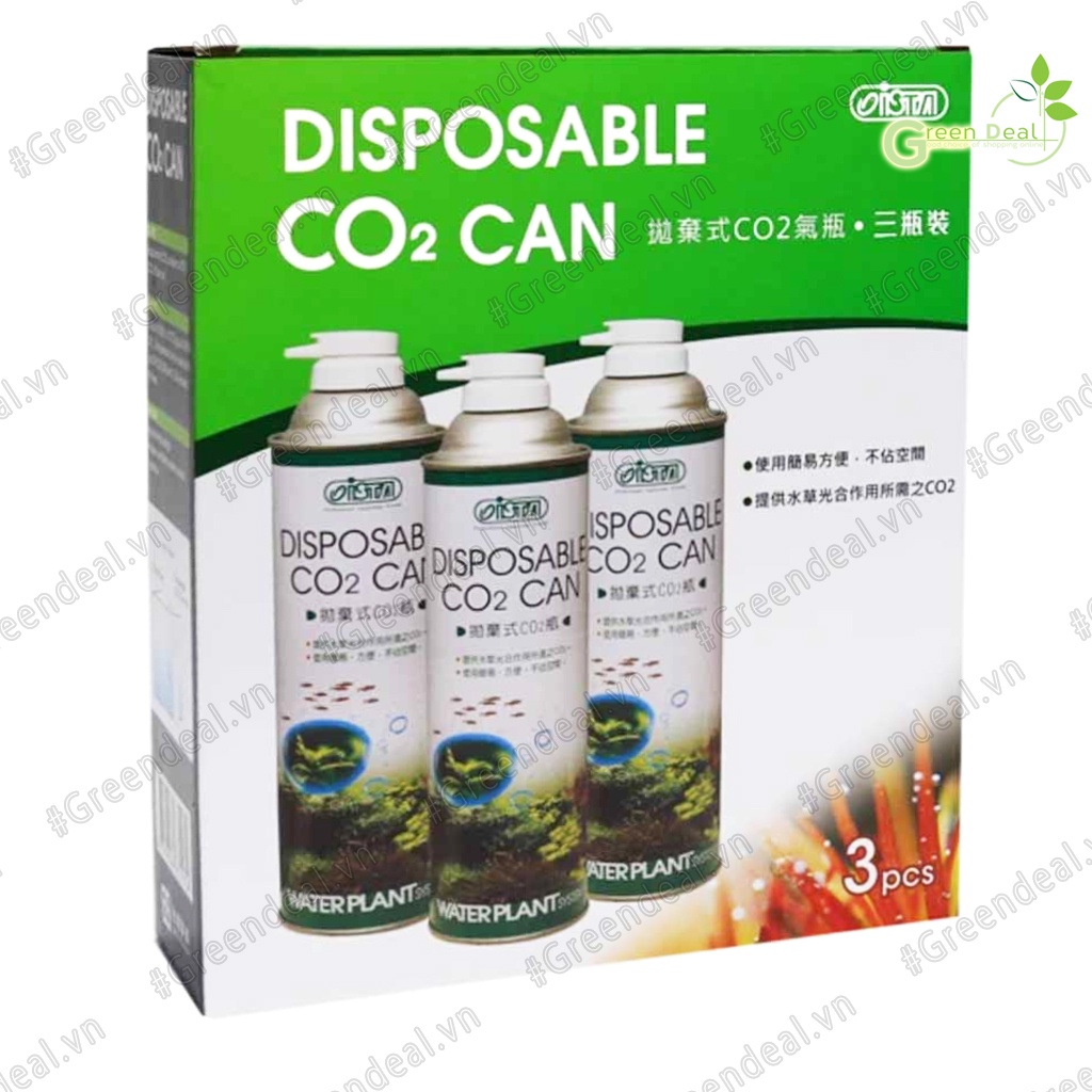 Ista - Disposable CO2 Can | Replacement Cans For Aquarium mini CO2 kit ...