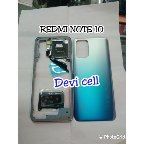 MESIN Original XIAOMI REDMI NOTE 10 / NOT 10S HOUSING CASING BACKDOOR ...