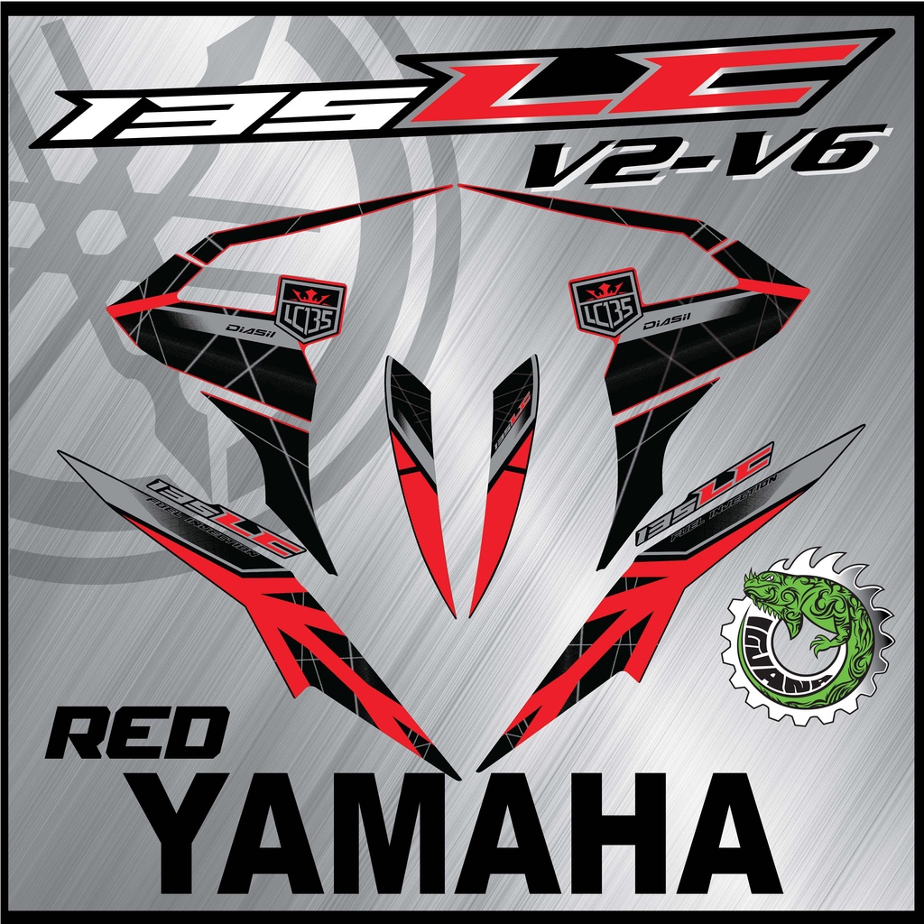 STICKER STRIPE MOTOR YAMAHA LC135 v2-v6 2020 (87) | Shopee Malaysia