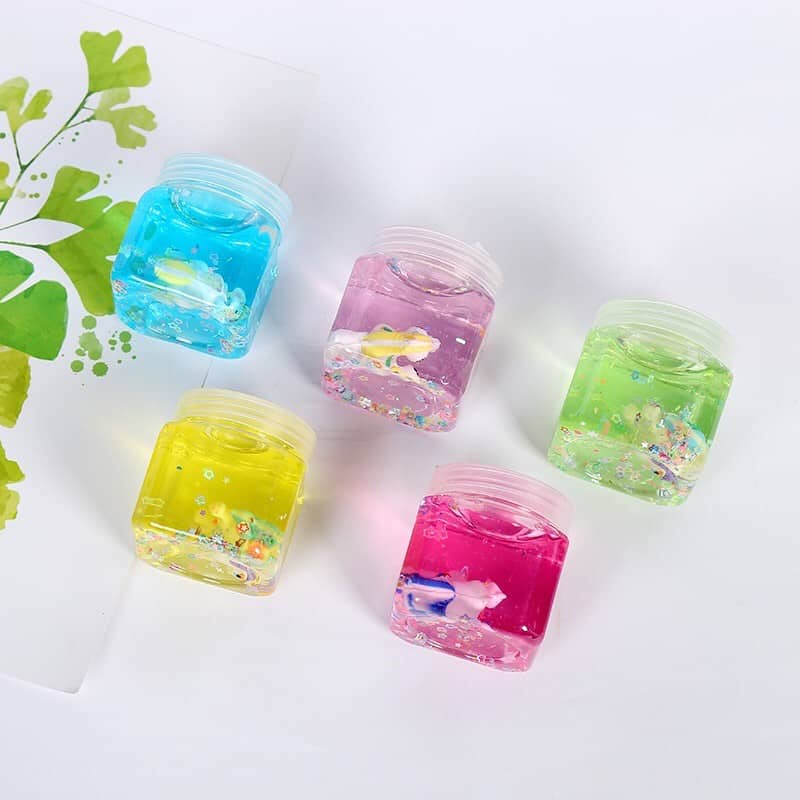 Crystal Slime with Small Toy Animal Inside Random Design | Shopee Malaysia