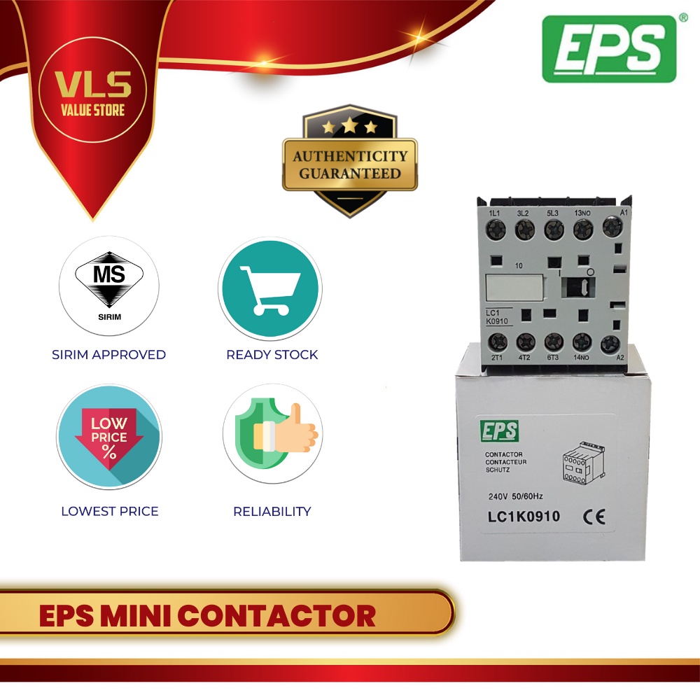 EPS EC-20-4P Mini Contactor (100% Original) | Shopee Malaysia