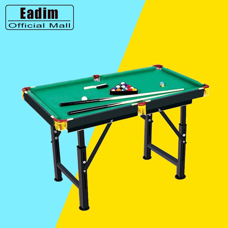 Mini Billiard Table for Kids Adjustable Metal Legs Billiard Table Set ...
