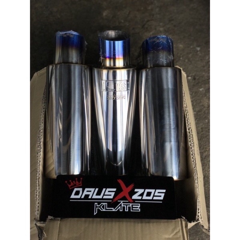 MUFFLER PRO RACER TAG DAUS XZOS KLATE | Shopee Malaysia