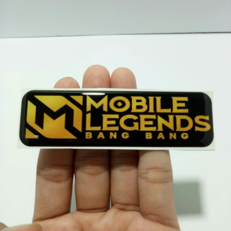 Mobile Legend logo flexible resin embossed sticker | Shopee Malaysia