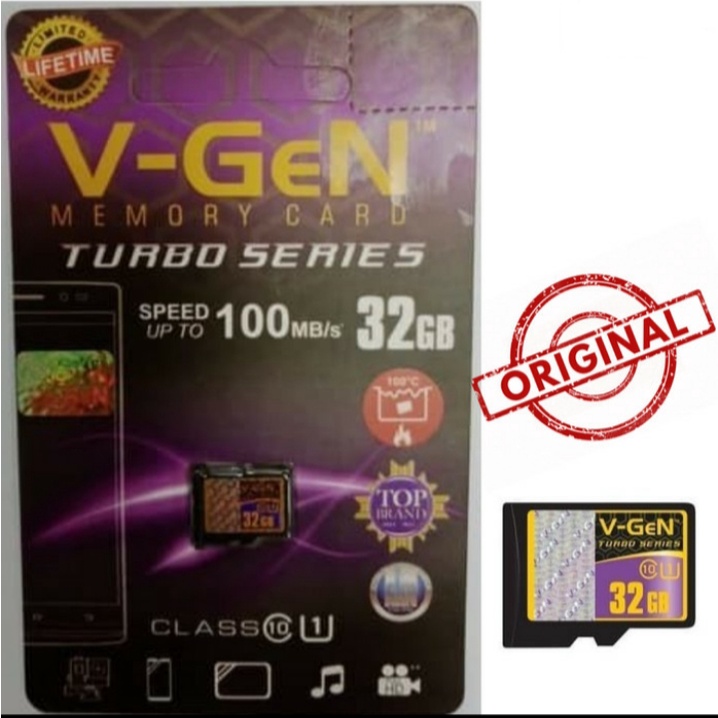 Micro SD VGEN 32GB class10 Memory card Turbo series | Shopee Malaysia