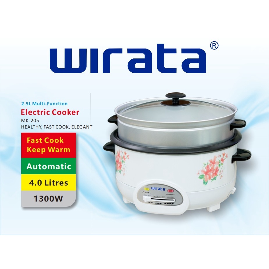 NEW Old Stock Wirata 4.0L Multi Cooker | Shopee Malaysia