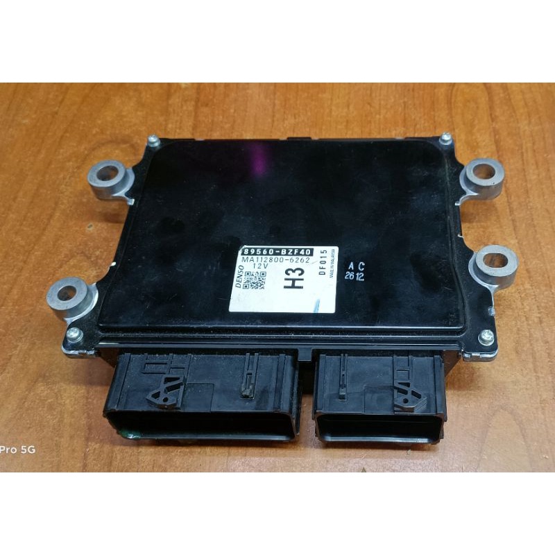 PERODUA MYVI D20N ENGINE CONTROL ECU 89560-BZF40 H3 USED ORIGINAL READY ...