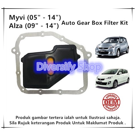 Perodua Myvi 1.0 1.3 Alza Auto Gear Box Filter Kit (OEM) | Shopee Malaysia