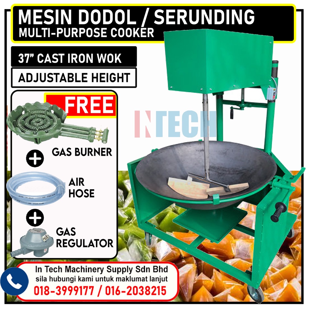 DL37N MESIN PENGACAU DODOL / SERUNDING / MULTI PURPOSE COOKER 1HP X ...