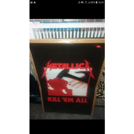 POSTER BAND METALLICA KILL EM ALL | Shopee Malaysia
