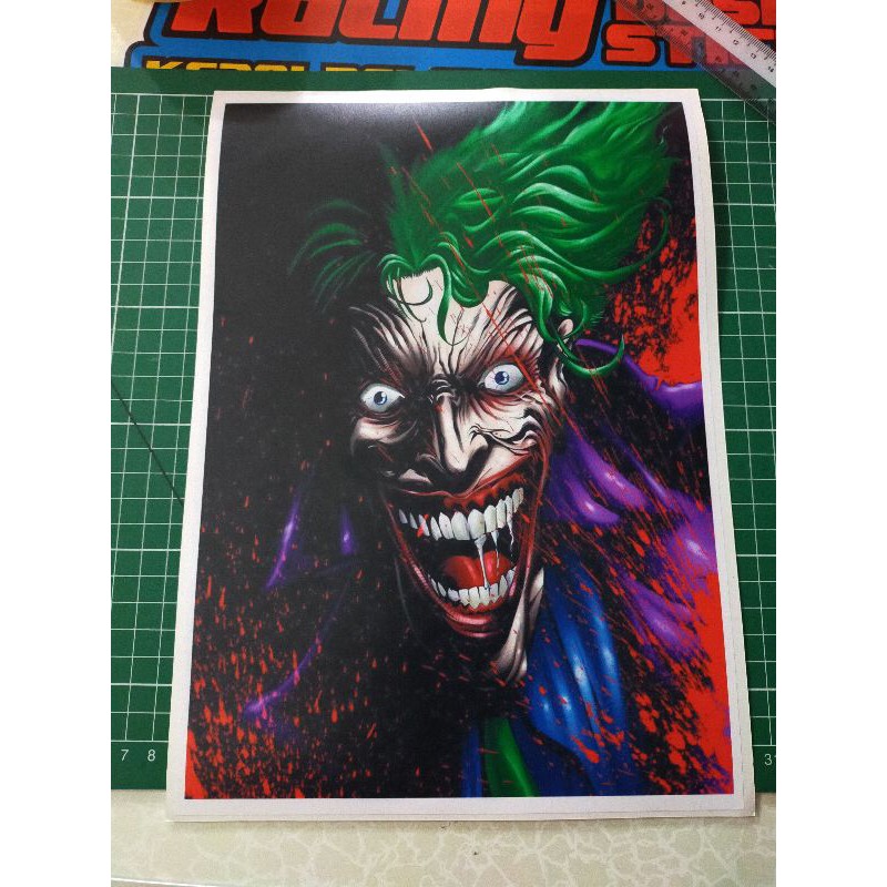Joker Stickers saiz A4 | Shopee Malaysia