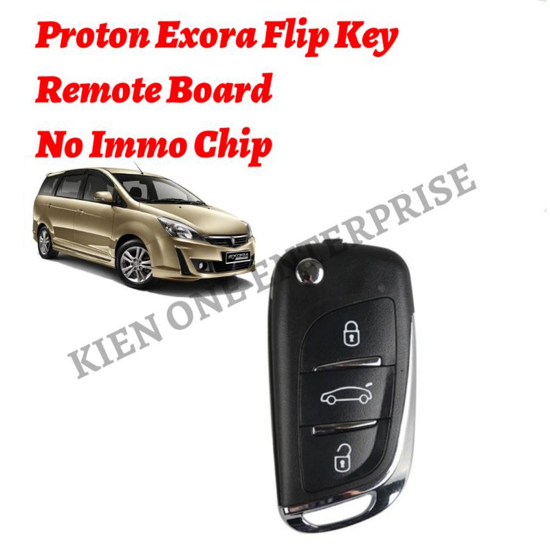 Proton Exora Remote Flip Key Foldable Key Remote | Shopee Malaysia