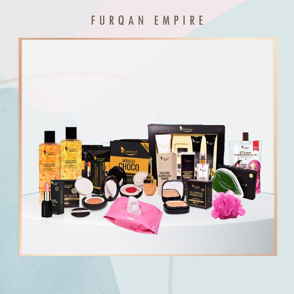 🔥SET COMBO🔥 Nurraysa - Set Mekap Ala Ala korea + Glowing Face + Lip ...