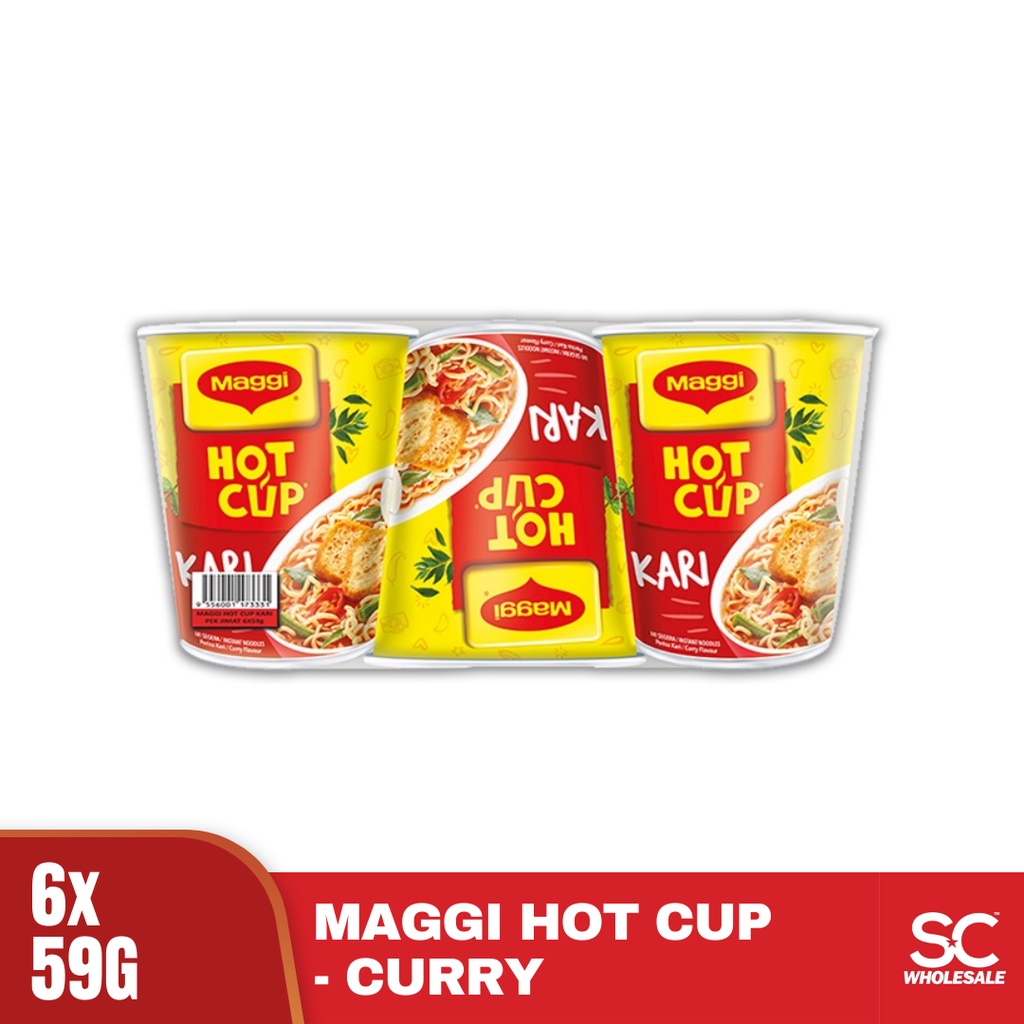 MAGGI Hot Cup - Curry (59g x 6 cups) | Shopee Malaysia