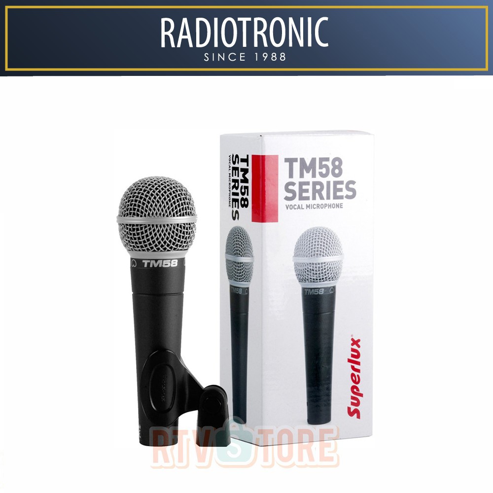 Superlux Vocal Microphone TM58 Series (TM-58) | Shopee Malaysia