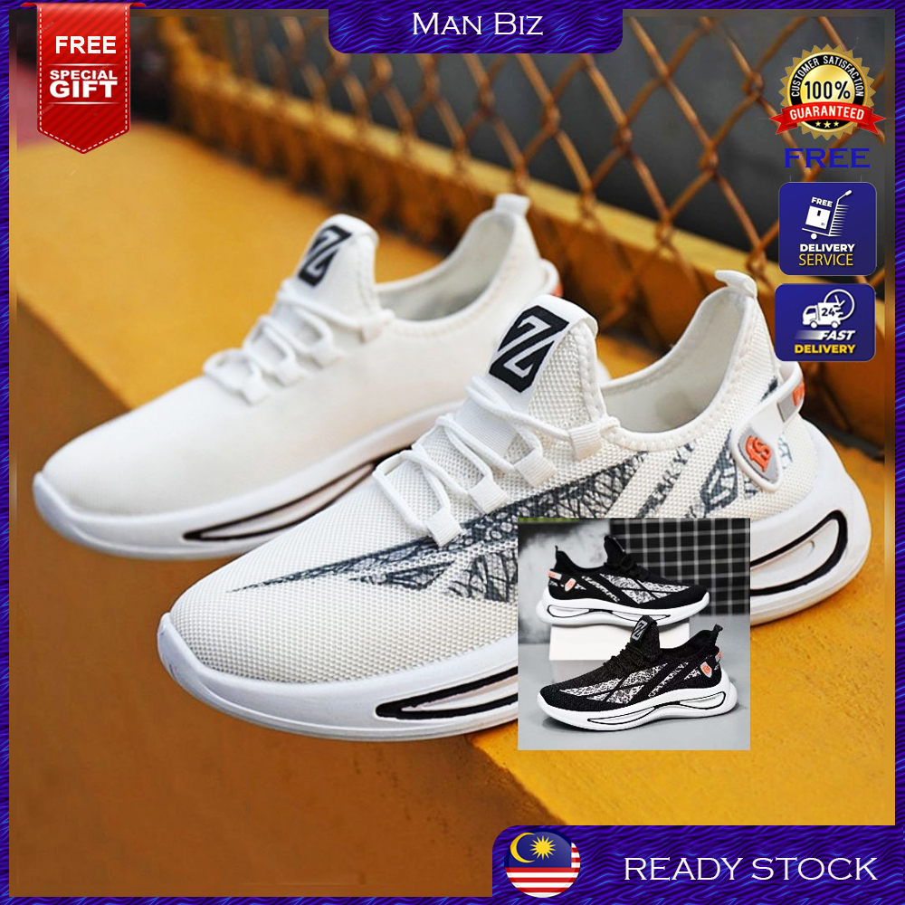 kasut sukan kasut sukan lelaki kasut jogging Men's Sport's Shoes Kasut ...