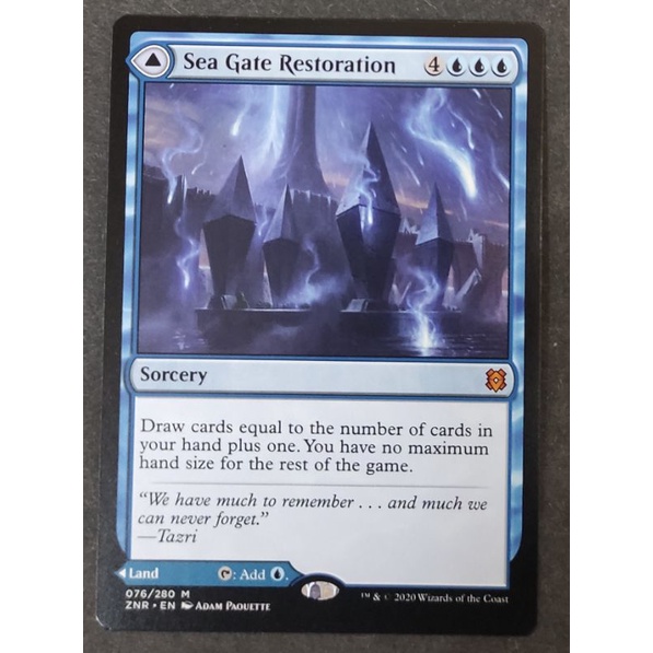 Magic The Gathering : Sea Gate Restoration /Sea Gate ,Reborn Mythic ...