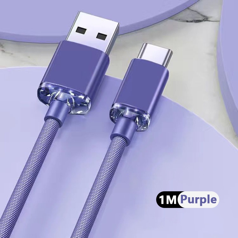 120W Super Fast Charging Cable 6A USB Cable Type C Data Wire USB C ...