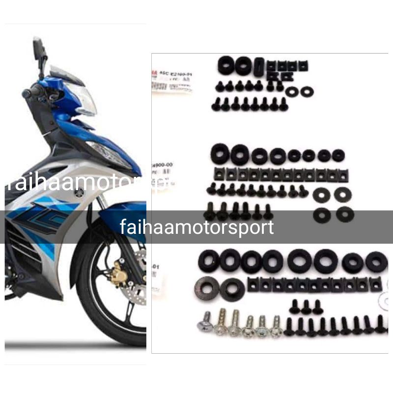 Lc135 v2 v3 v4 v5 v6 v7 skru coverset badan kepala dada 🏁🏁🏁 skru hitam ...