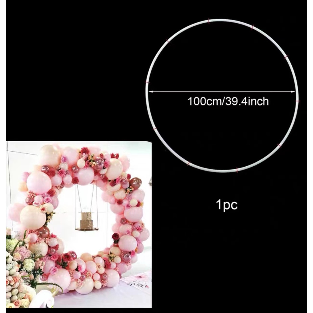 60-180cm Round Circle Arch Balloon Stand For Party Decoration Birthday ...