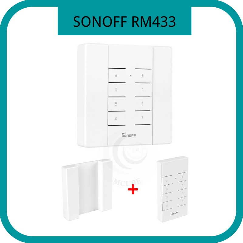 Sonoff RM433 Remote with Base Controller 433mhz Radio Frequency | Shopee Malaysia