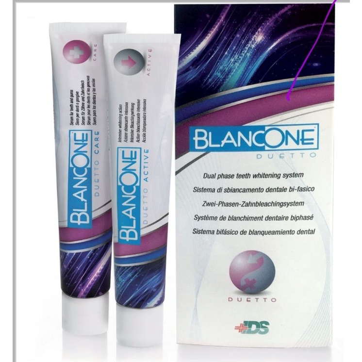 BlancOne Duetto Dual Phase Whitening Toothpaste Kit | Shopee Malaysia