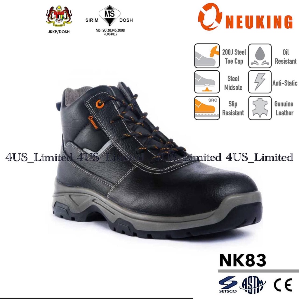 NEUKING Safety Shoes NK71 / NK76 / NK80 / NK83 / NK85 / NK85K / NK86 ...