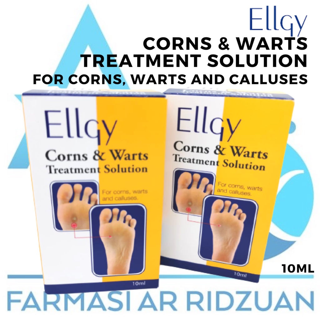 Ellgy Corns & Warts Treatment Solution 10ml | Shopee Malaysia