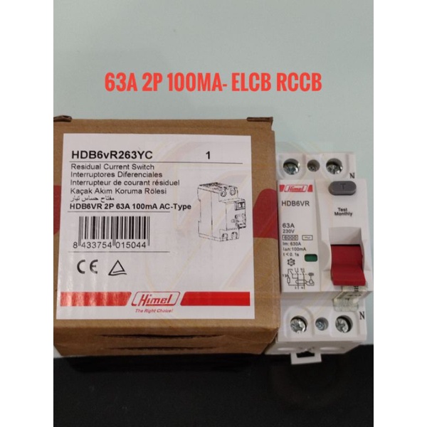 Himel Elcb/Rccb Residual Current Circuit Breaker 40A / 63A | Shopee Malaysia