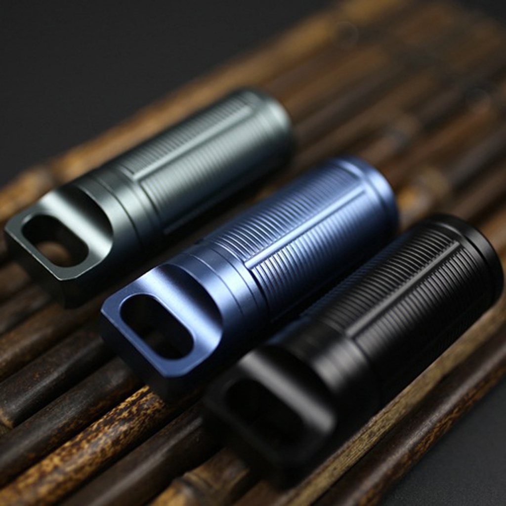 [DolitybdMY] Titanium Airtight Fob Capsule Box Waterproof Match Case ...