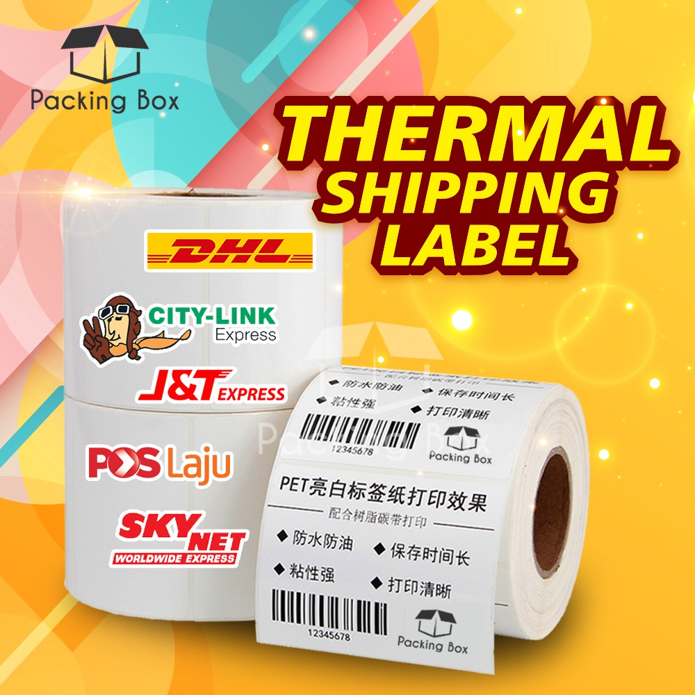 Printers |printer sticker| A6 Thermal Printer Label Sticker Courier Bag ...