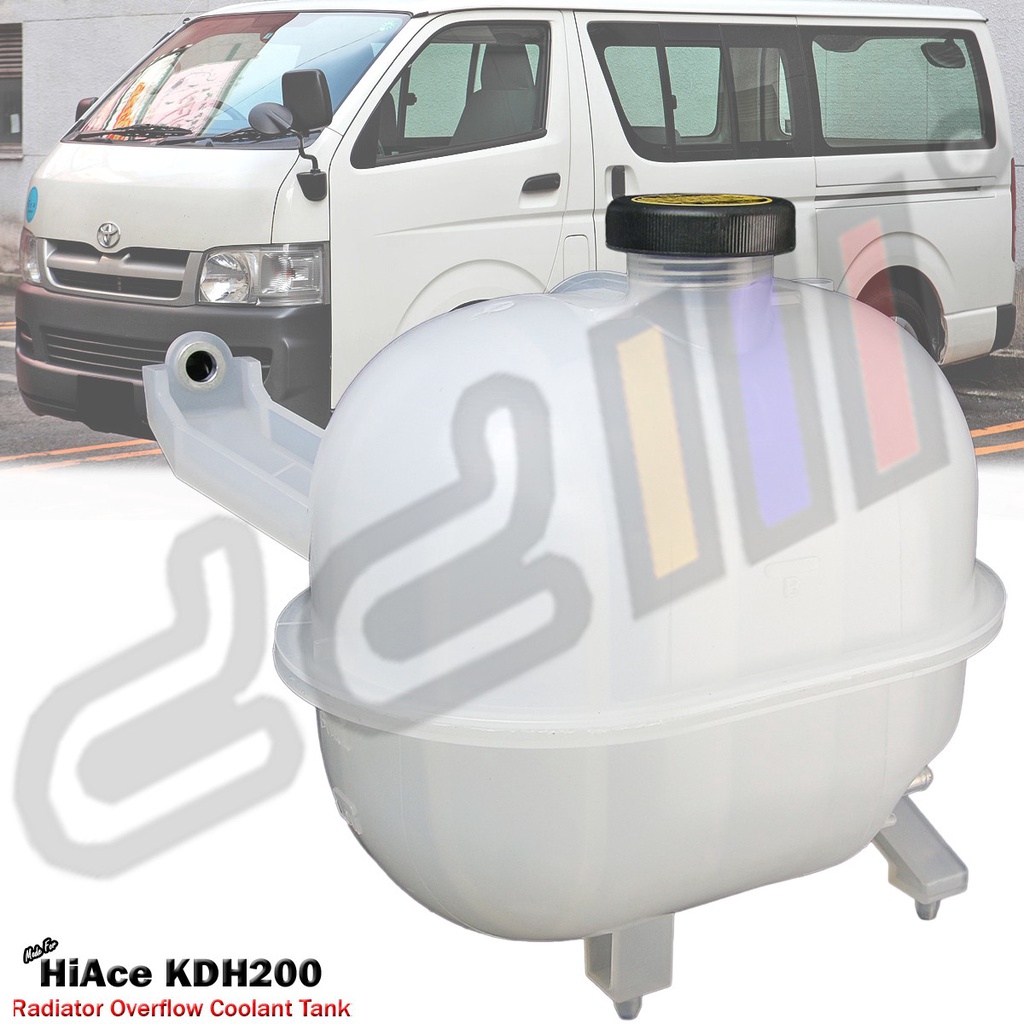 [Local Ready Stock] Toyota Hiace KDH200 KDH206 TRH203 2005-2021 Radiator Water Spare Tank ...