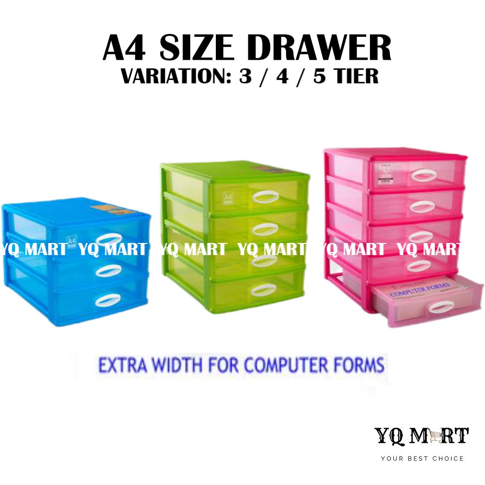 Mini Drawer/ Plastic Drawer/ Laci Kecil/ Multiple Size Selection/Table ...