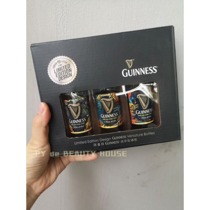 GUINNESS STOUT Limited Edition Display Bottle Set限量版迷你型酒瓶 (DISPLAY ONLY ...