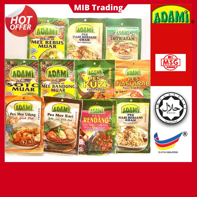 {LIMITED OFFER}Perencah Pes Adami Masakan. Mee Bandung Muar. Soto Johor ...