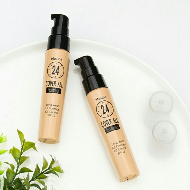 Mistine 24 Hours Cover all foundation SPF 15 25G | Shopee Malaysia