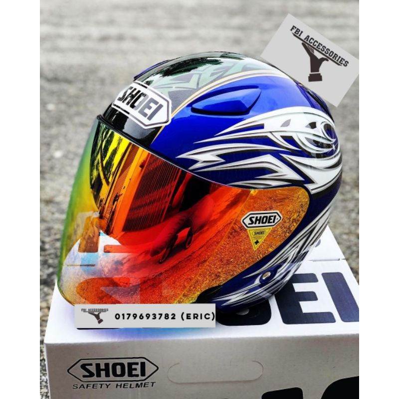 Shoei Jstream Polaris Blue | Shopee Malaysia
