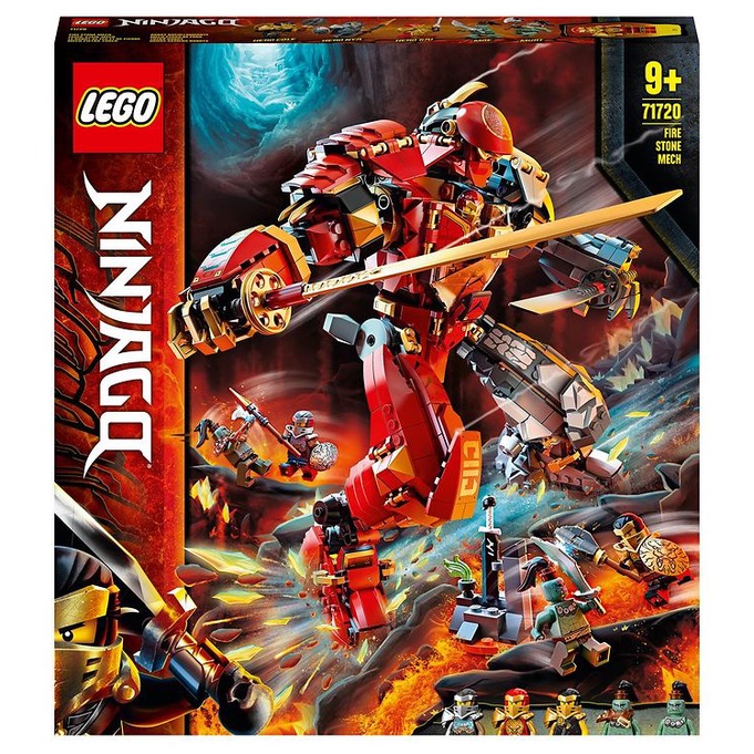 [BricksDelight] Lego 71720 Ninjago Fire Stone Mech | Shopee Malaysia