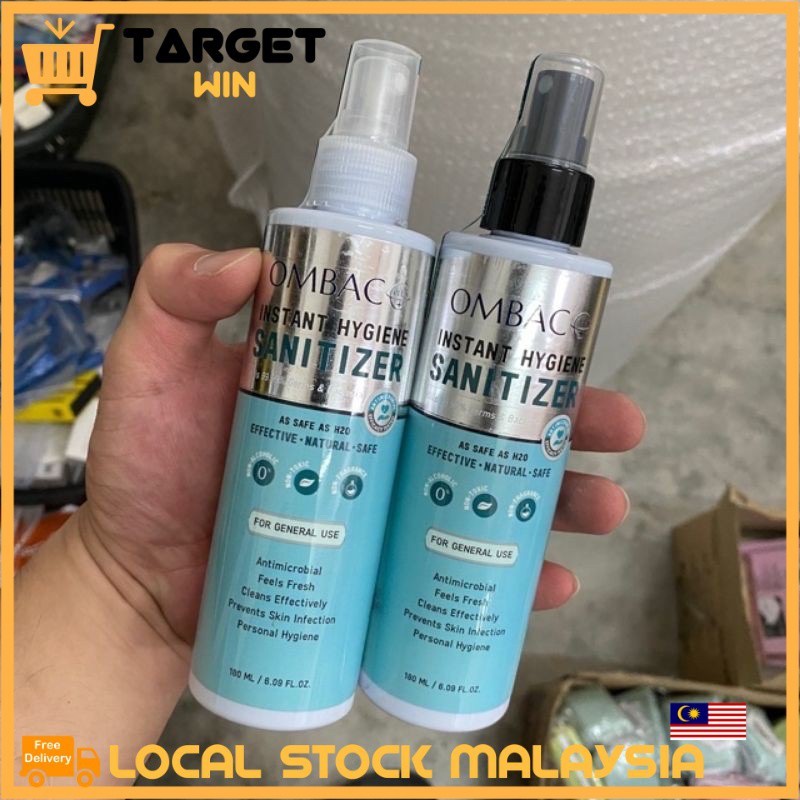 Human safe as H20 Kill 99.99% Bacteria OMBAC Plus Sanitizer and Germs ...