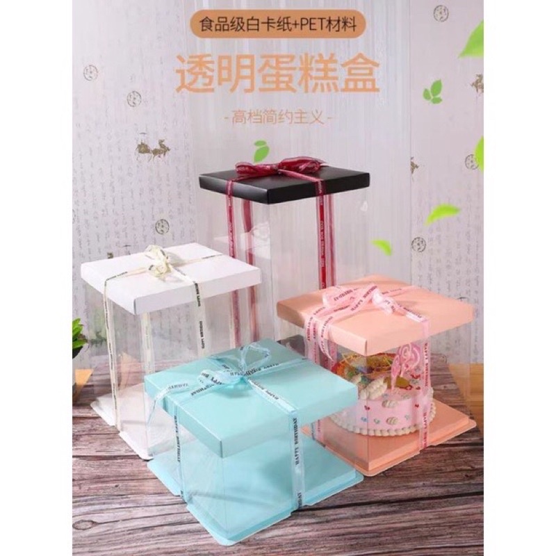 Birthday cake box 4/6/8 inch single layer double layer packing box ...