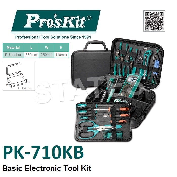 Pro'sKit PK-710KB Basic Electronic Tool Kit | Shopee Malaysia