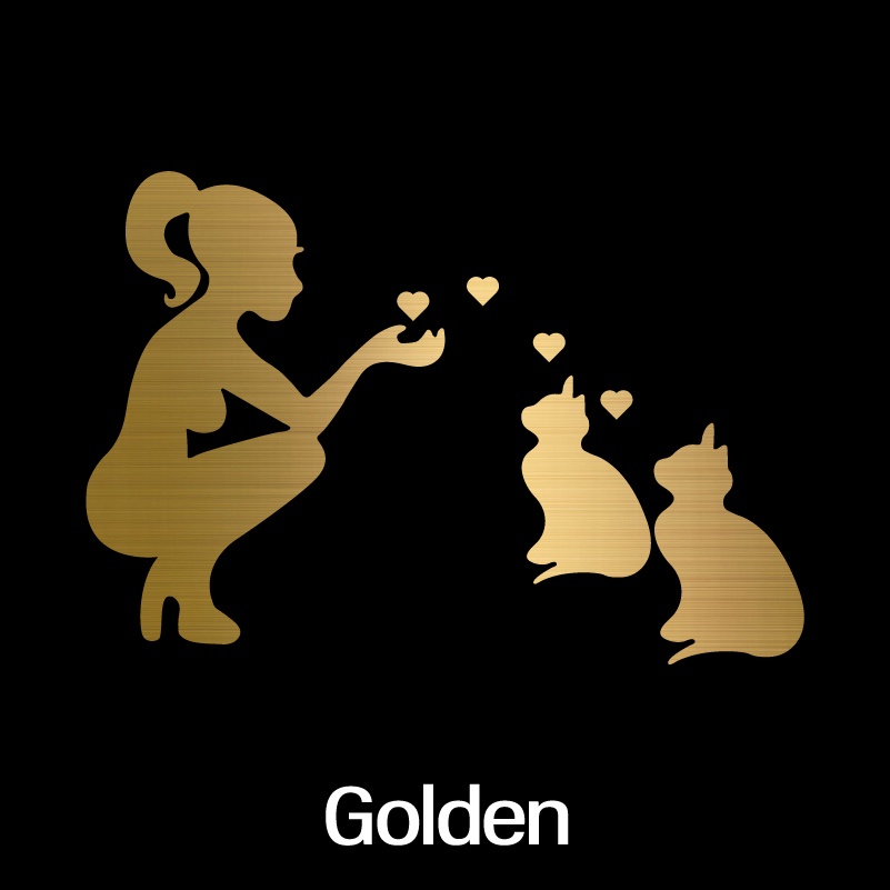 Cat Lady Loves Her Cats - Kitten Kittys Car Stickers Car Body Window ...