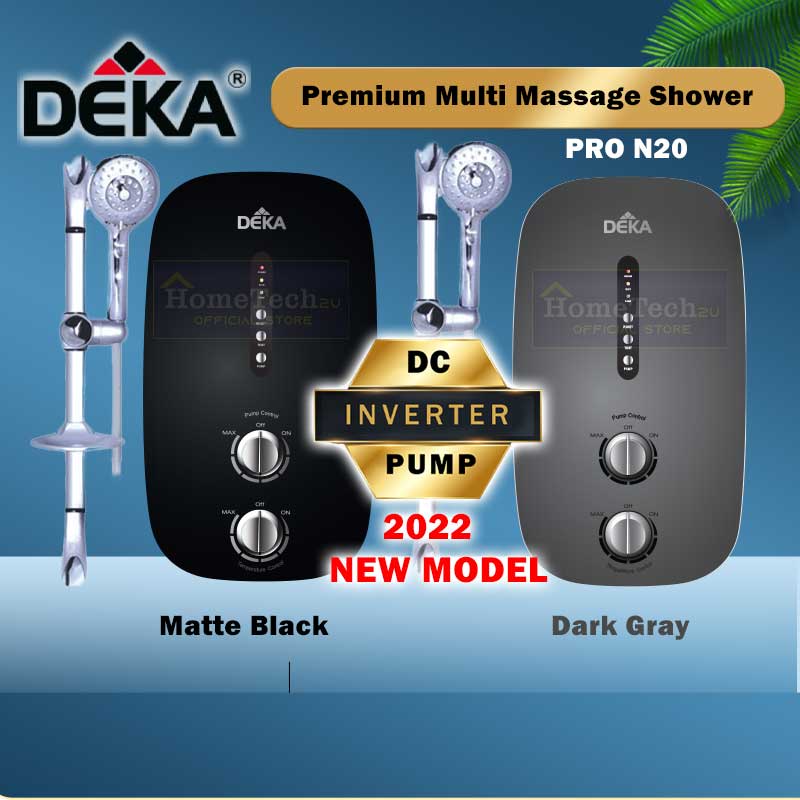 Deka Designer Water Heater with DC Inveter Pump Home Shower Pro N20 Pro ...
