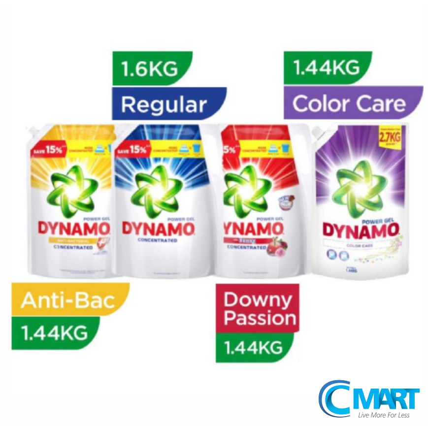 Dynamo Liquid Detergent Concentrated Refill 1.44KG - 1.6KG | Shopee ...