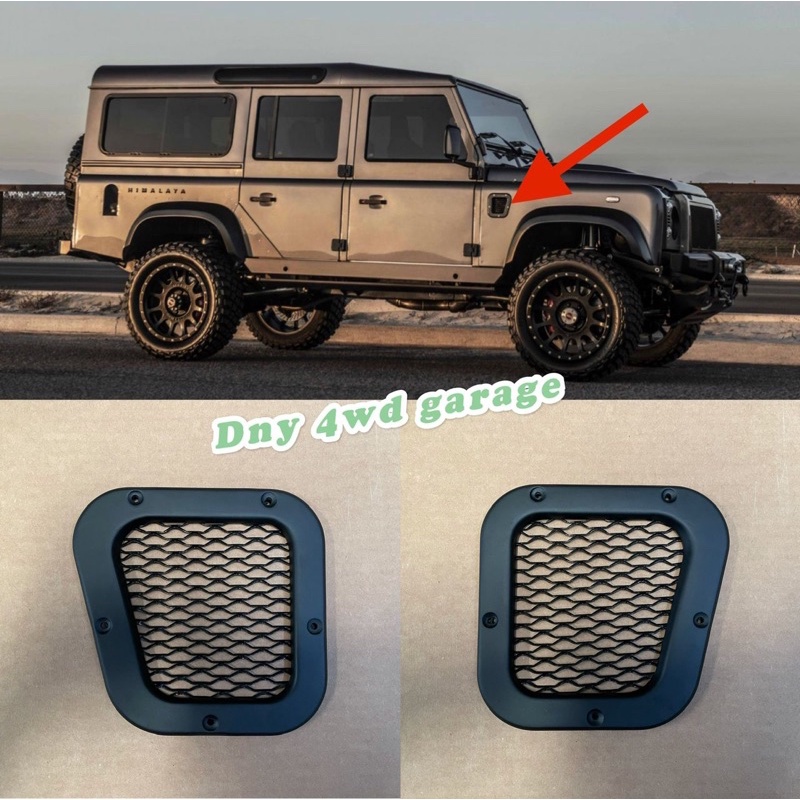 Land rover defender side vent color basic black | Shopee Malaysia