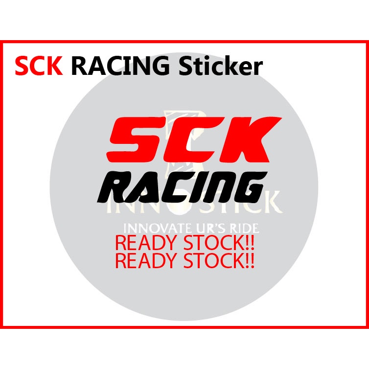 Sticker Cutting SCK Racing Sticker Motor | Shopee Malaysia