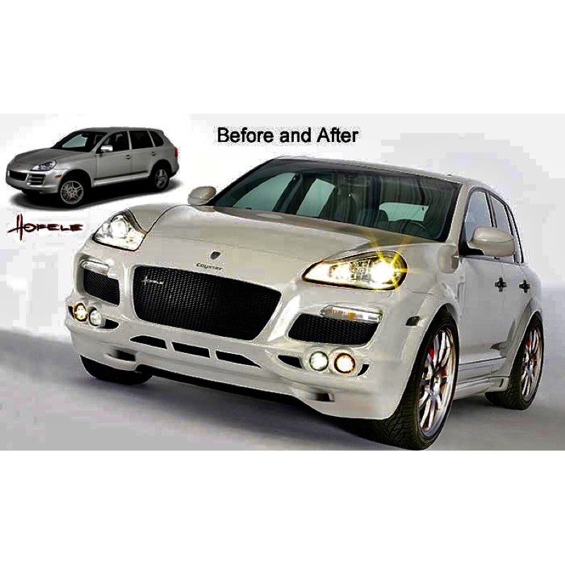 Porsche cayenne 957 hofele bodykit body kit front bumper rear skirt lip ...