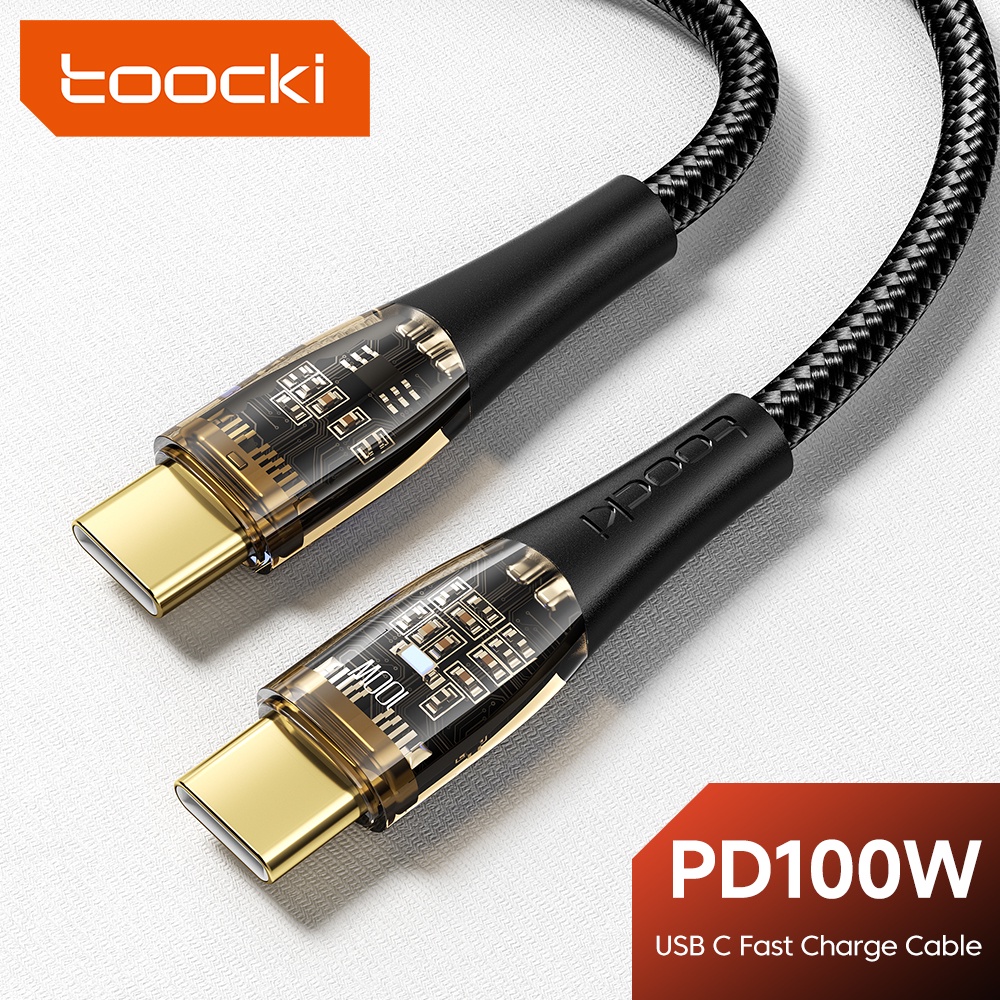 Toocki 6A USB Cable PD Type C to Type C Super Fast Charging QC 4.0 USB ...